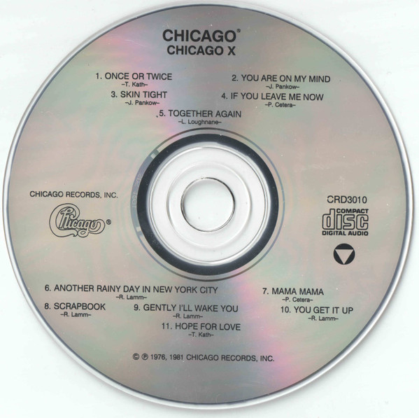 Conny's Chicago Homepage: Chicago X - Details